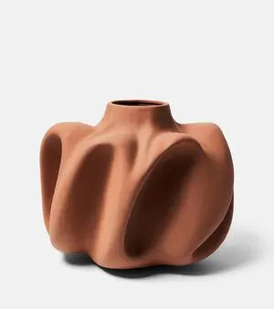 101 COPENHAGEN Wabi Medium Ceramic Vase - Brown