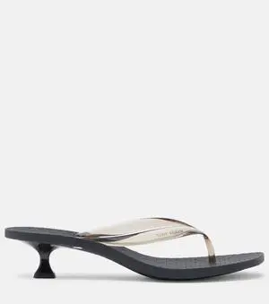 Tory Burch Sculptural Heel Thong Sandals