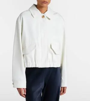 Vince Cotton Twill Blouson Jacket