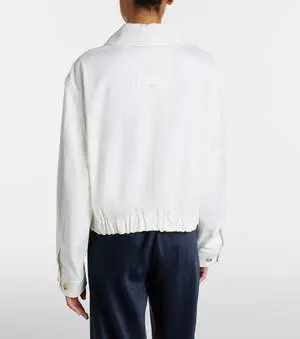 Vince Cotton Twill Blouson Jacket