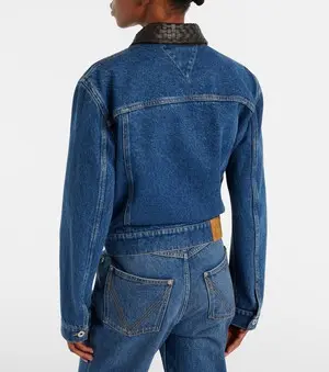 Bottega Veneta Intrecciato Denim Jacket
