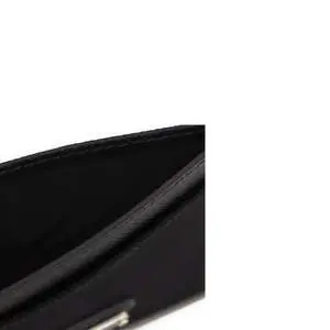 Prada Nylon And Leather Card Holder