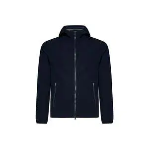 Herno Hooded Jersey Jacket - Blue