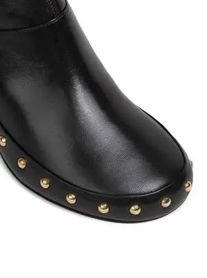 Chloé Junie Leather Boots With Studded Details