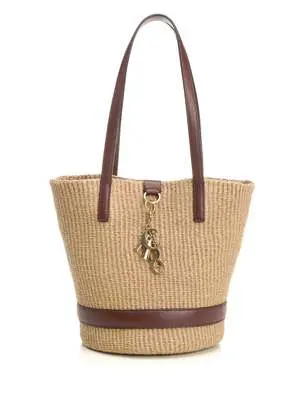 Chloé Charms Basket Bag - Brown
