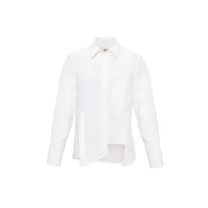 Sélone Lorin Asymmetric Stripe Shirt - White