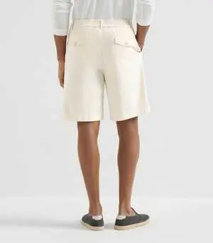 Brunello Cucinelli Cotton Gabardine Bermuda Shorts