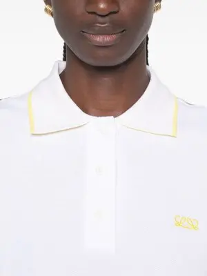 Loewe Anagram Cotton Polo Shirt