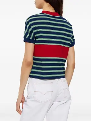Versace Striped Cotton T-shirt