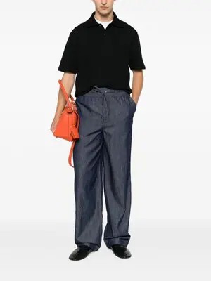 Loewe Anagram Cotton Polo Shirt