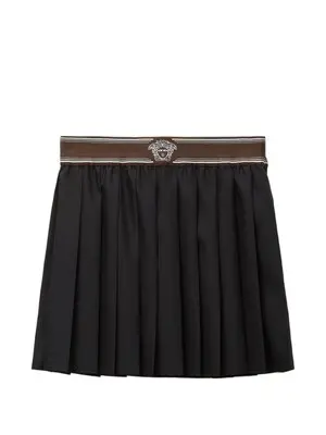 Versace Pleated Wool Skirt