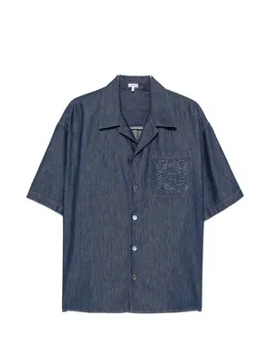 Loewe Anagram Denim Shirt - Blue