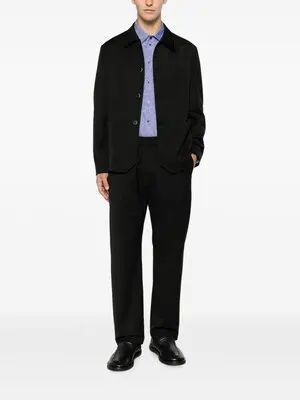 Emporio Armani Linen Shirt - Blue