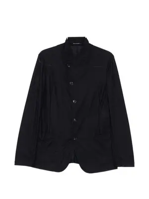 Emporio Armani Wool Blazer Jacket - Blue