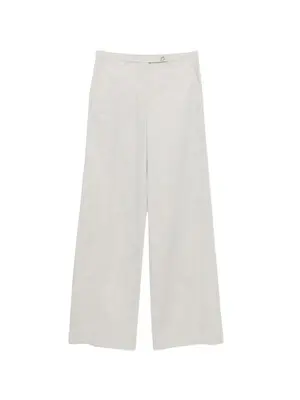 Emporio Armani Cotton Trousers - White