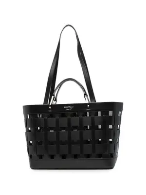 Emporio Armani Woven Tote Bag - Black