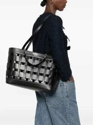 Emporio Armani Woven Tote Bag
