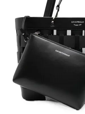 Emporio Armani Woven Tote Bag