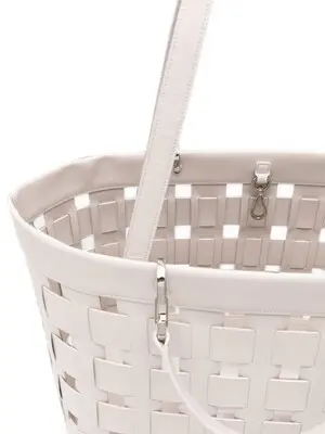Emporio Armani Medium Woven Tote Bag