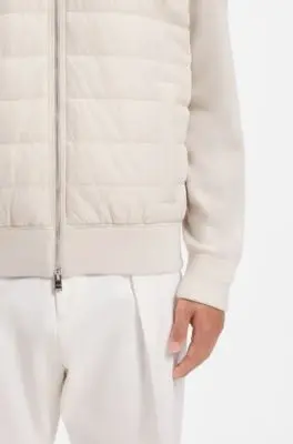 BOSS Padded Front Virgin Wool Jacket