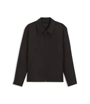 BOSS By Beckham Relaxed-fit Linen Jacket - Dark Brown