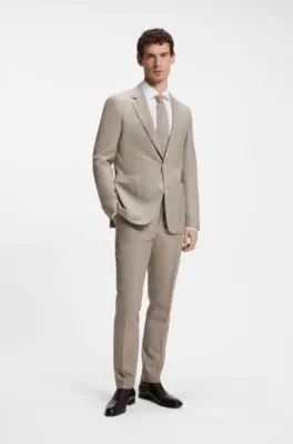 BOSS By Beckham Linen And Tussah Silk Neck Tie