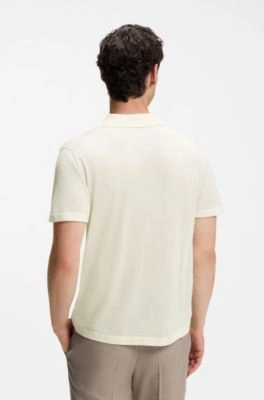 BOSS By Beckham Virgin Wool Knit Sweater - White