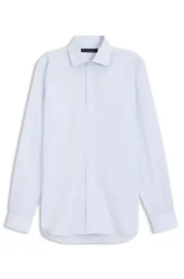 BOSS By Beckham Slim-fit Cotton Shirt