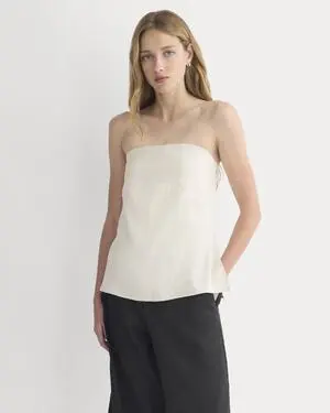 Everlane Tube Top, Stretch Linen Size - Birch