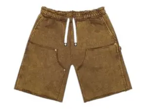 GODSPEED Carpenter Distressed Shorts - Brown