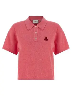 Isabel Marant Étoile Marant 'althea' Polo Shirt - Pink