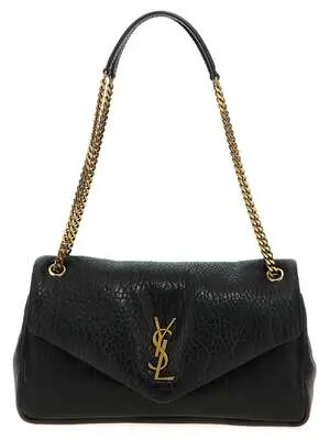 Saint Laurent Calypso' Medium Shoulder Bag - Black