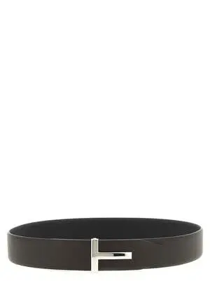 TOM FORD Icon Reversible Leather Belt - Multicolor