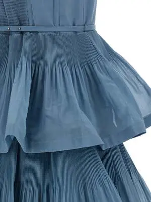 Zimmermann Pleated Tiered Midi' Dress