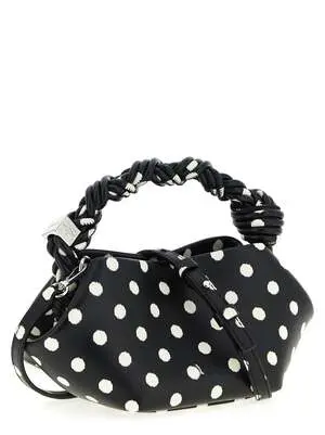 GANNI Polka-dot Bou' Mini Handbag