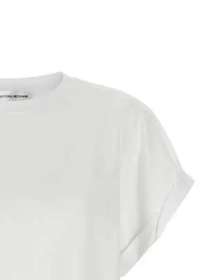 Victoria Beckham Tilly Oversized Cotton T-shirt - White