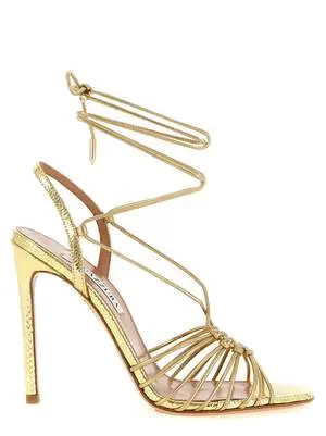 AQUAZZURA Ritmo Sandals - Gold
