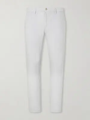 Onia Straight-leg Linen Trousers - Blue