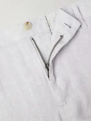 Onia Straight-leg Linen Trousers