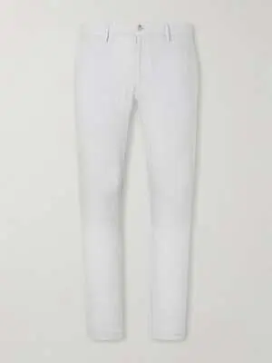 Onia Straight-leg Linen Trousers - Light Blue