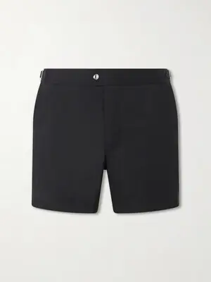 TOM FORD Straight-leg Swim Shorts - Black