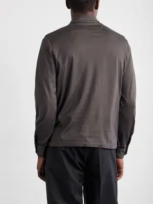 Fedeli Cotton-jersey Polo Shirt