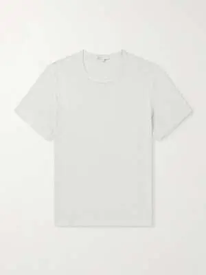 Onia Linen-blend T-shirt - Ecru