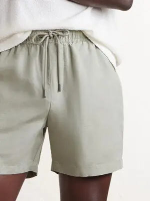 Onia Straight-leg Linen And Lyocell-blend Shorts