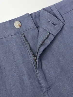 Onia Straight-leg Linen Trousers