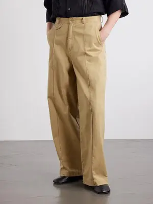 Kapital Boogie Day Straight-leg Panelled Cotton-twill Trousers