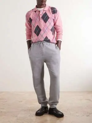 JW Anderson Tapered Cotton-fleece Sweatpants
