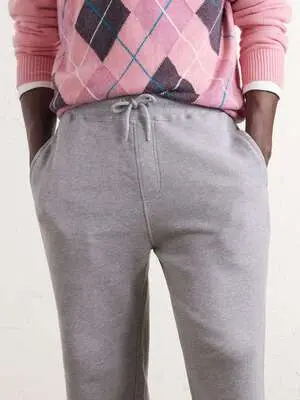 JW Anderson Tapered Cotton-fleece Sweatpants
