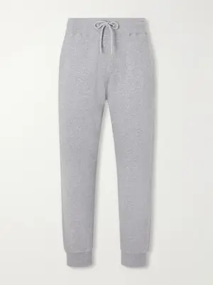 JW Anderson Tapered Cotton-fleece Sweatpants