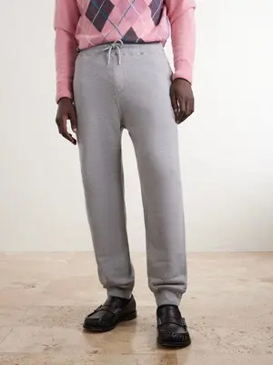 JW Anderson Tapered Cotton-fleece Sweatpants